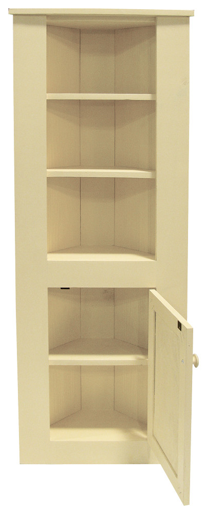 Corner Kitchen Cabinet -Hutch | Pine Kitchen Hutch | Sawdust City Pine ...