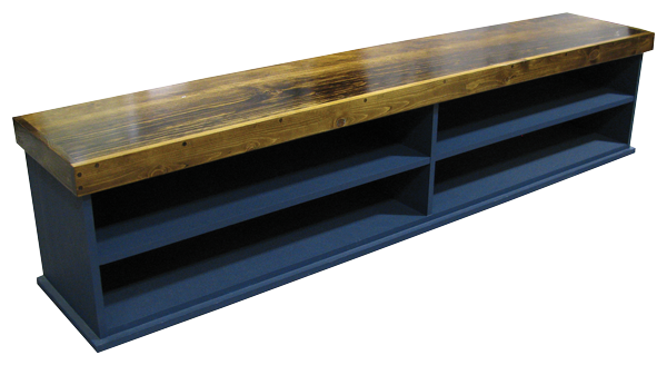 Cubby Shelf With Hooks