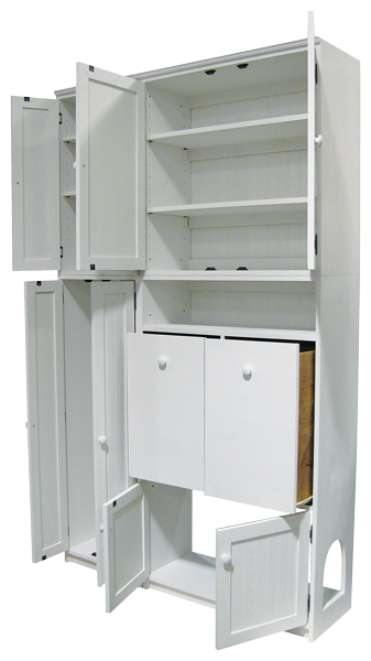 CUSTOM - Utility Room Storage | Custom Pine Storage | Sawdust City ...