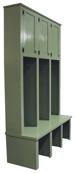 CUSTOM - Lockers With Bench Drawers | Custom Wood Bench | Sawdust City ...