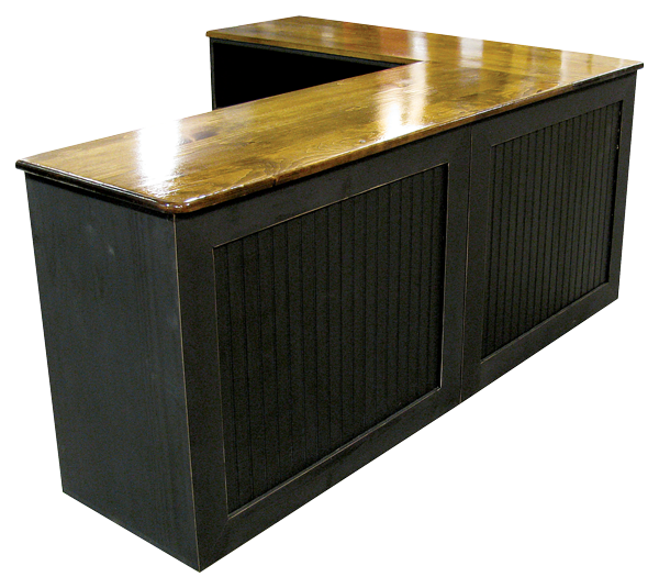 CUSTOM - L-Shaped Desk | Custom Pine Desk | Sawdust City Custom Furniture