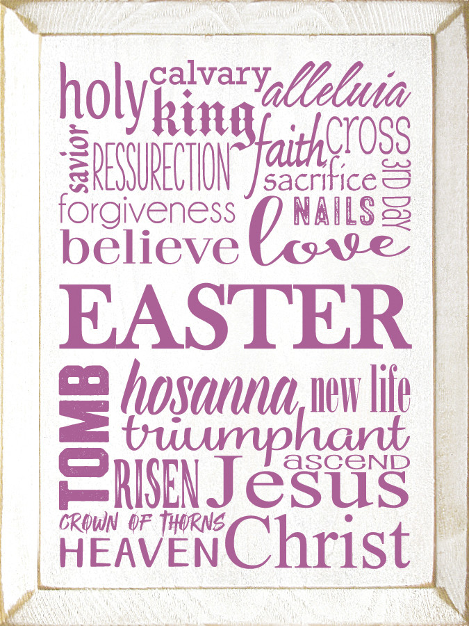 Easter Signs | Wood Signs for Easter | Sawdust City Wood Signs