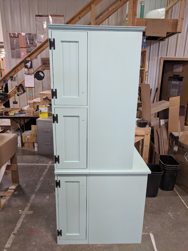 CUSTOM - Wrap-around Bathroom Cabinet | Sawdust City Custom Furniture