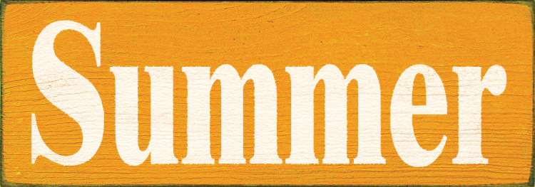 Summer | Seasonal Wood Signs With Sayings | Sawdust City Wood Signs