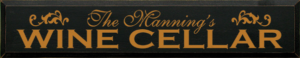 Custom Name - Wine Cellar |Wine Wood Sign| Sawdust City Wood Signs