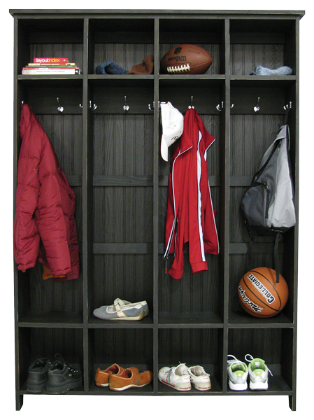 CUSTOM - 4-Locker Unit | Custom Pine Lockers| Sawdust City Custom Furniture