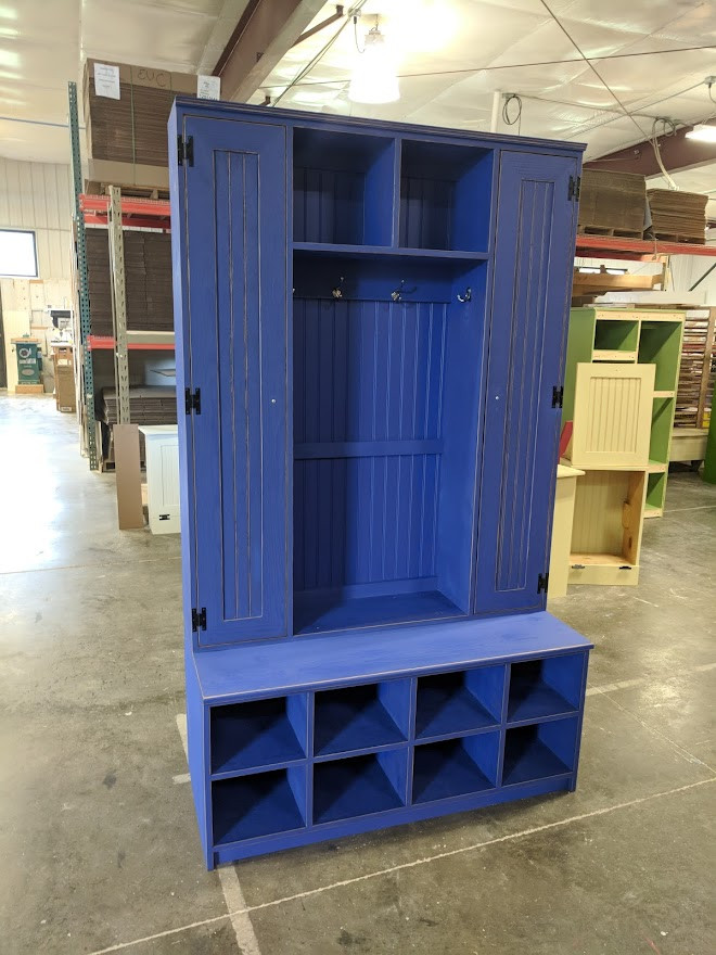 CUSTOM - Storage Locker/Bench Combo | Sawdust City Custom Furniture