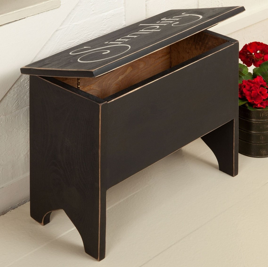 Sturbridge Yankee Mitten Box | Solid Wood Mitten Storage Box | Sawdust ...