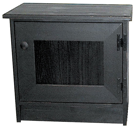 End Table Cabinet | Wooden Storage Cabinet| Sawdust City LLC