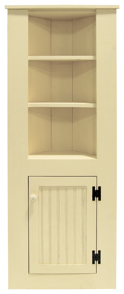 Corner Kitchen Cabinet -Hutch | Pine Kitchen Hutch | Sawdust City Pine ...