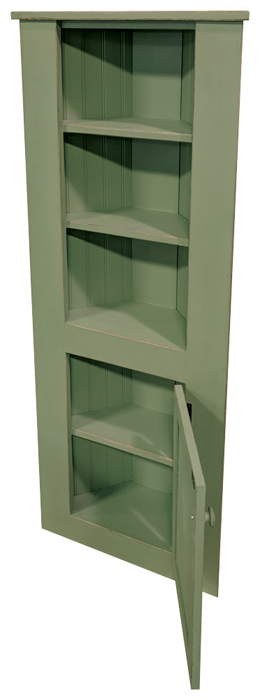 Corner Kitchen Cabinet -Hutch | Pine Kitchen Hutch | Sawdust City Pine ...