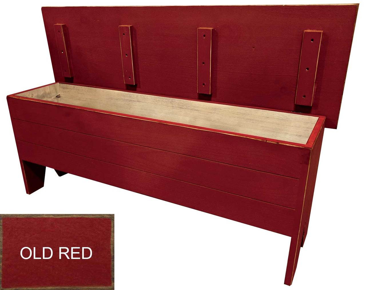 Solid Wood Storage Bench | Large Storage Bench | Sawdust City LLC