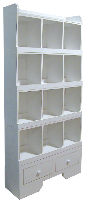 3' Wooden Cubby with three cubbies | Sawdust City LLC