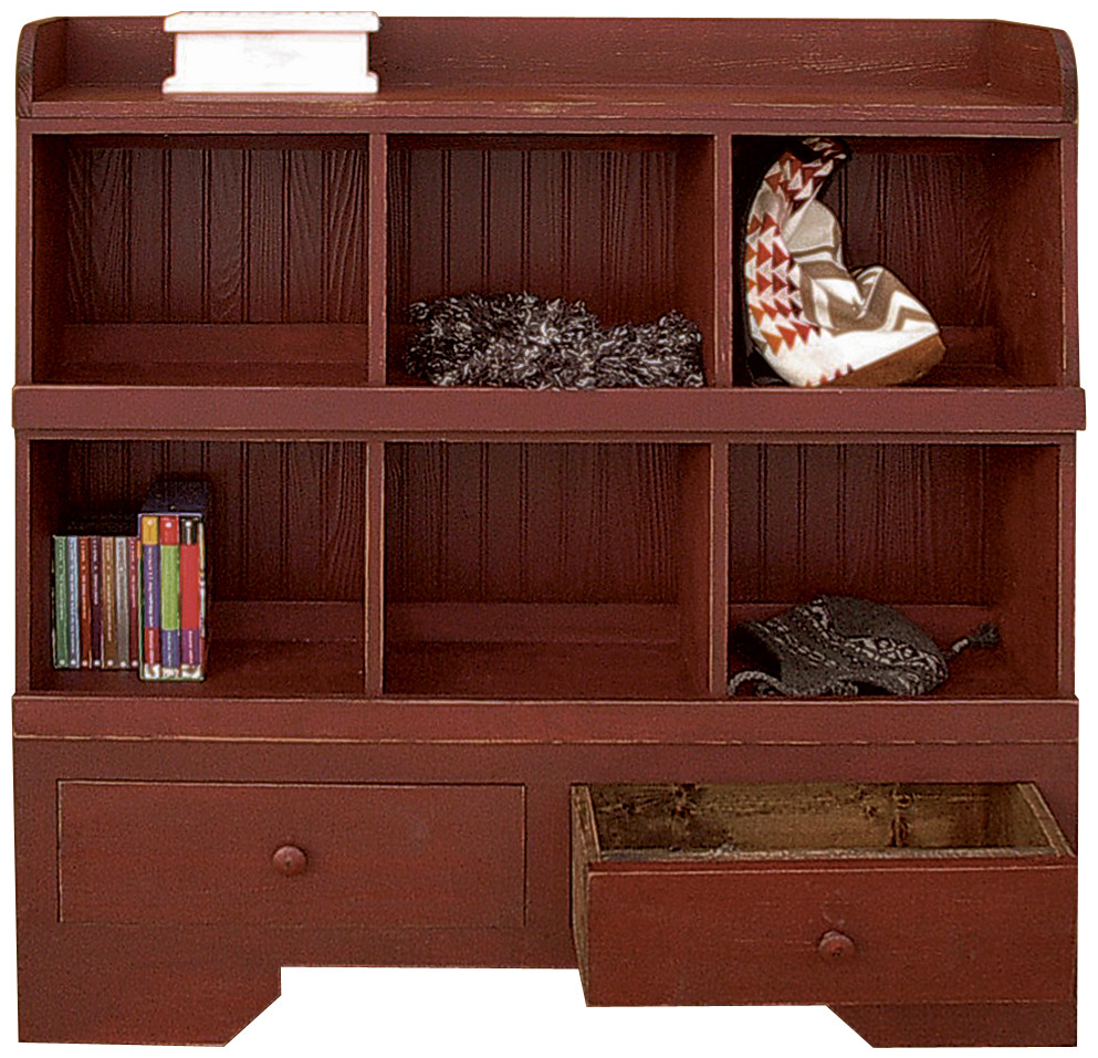 Wood Cubby 4' long | Three Cubbies | Sawdust City LLC