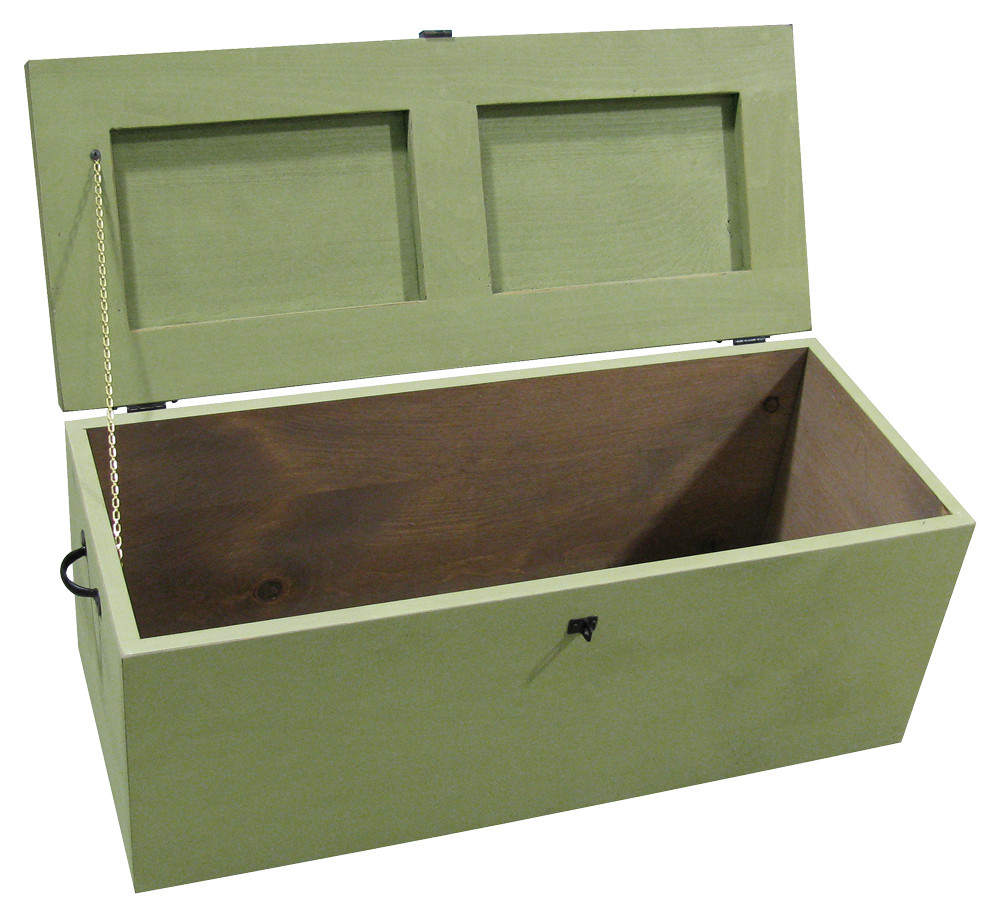 Medium Sized Storage Trunk | Solid Wood Storage Trunk | Sawdust City LLC