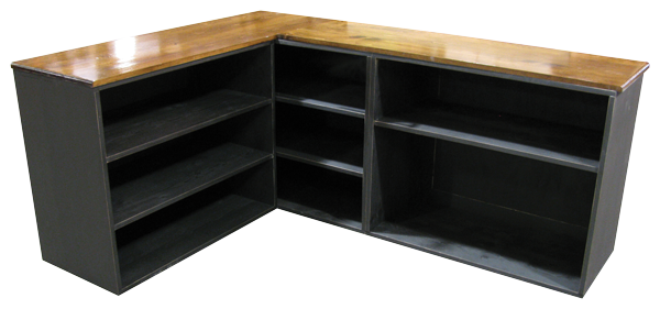 CUSTOM - L-Shaped Desk | Custom Pine Desk | Sawdust City Custom Furniture