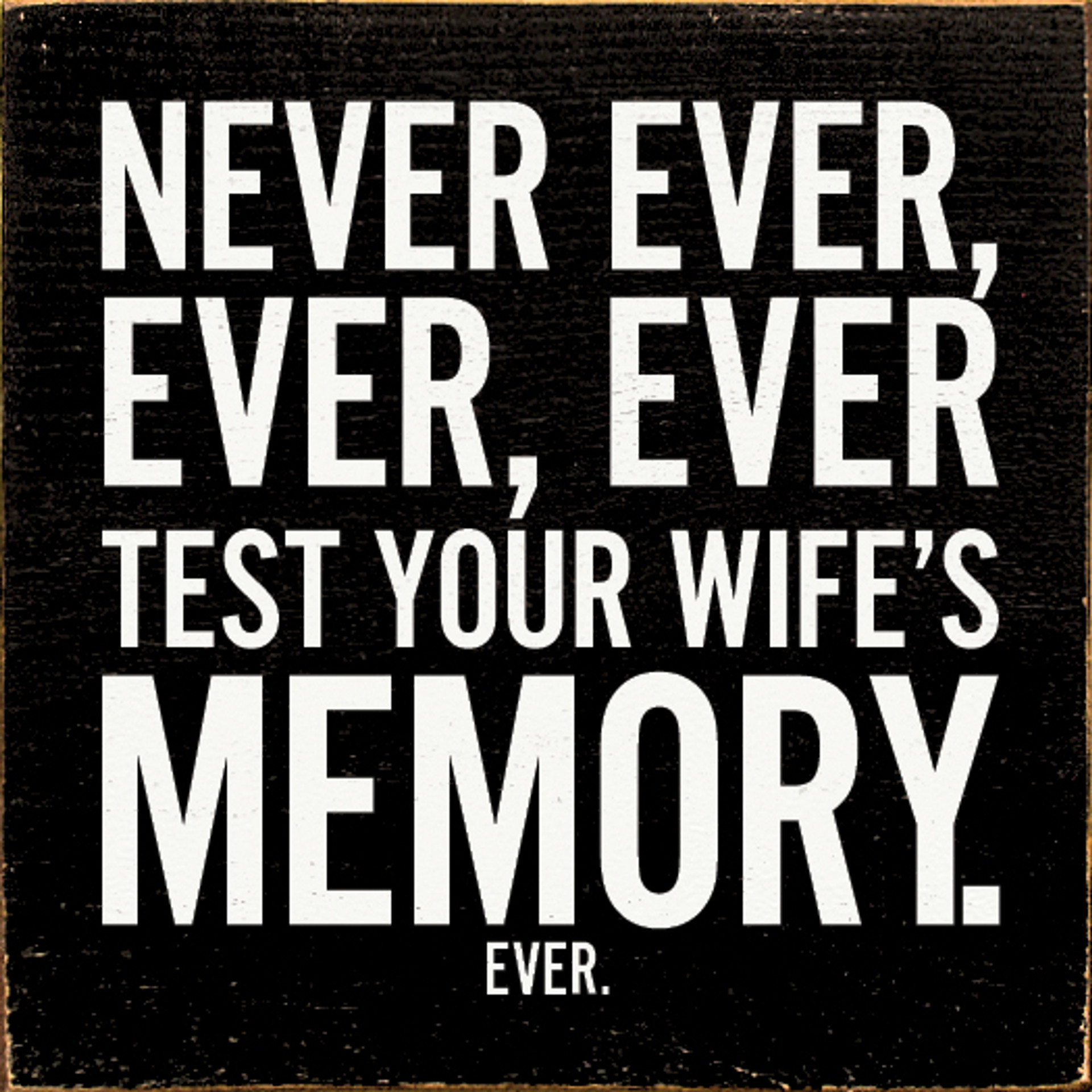 Never forget yesterday, but always live for today. You never know what ...