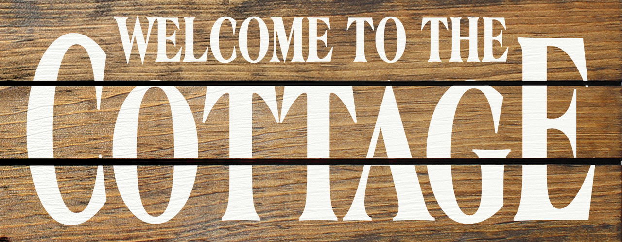 The Cottage | Home Wood Sign | Sawdust City Wood Signs