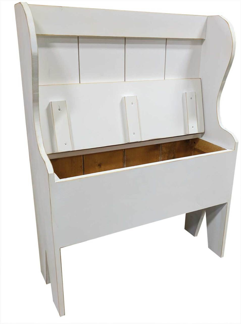 Deacon Bench | Wooden Storage Bench | Sawdust City LLC