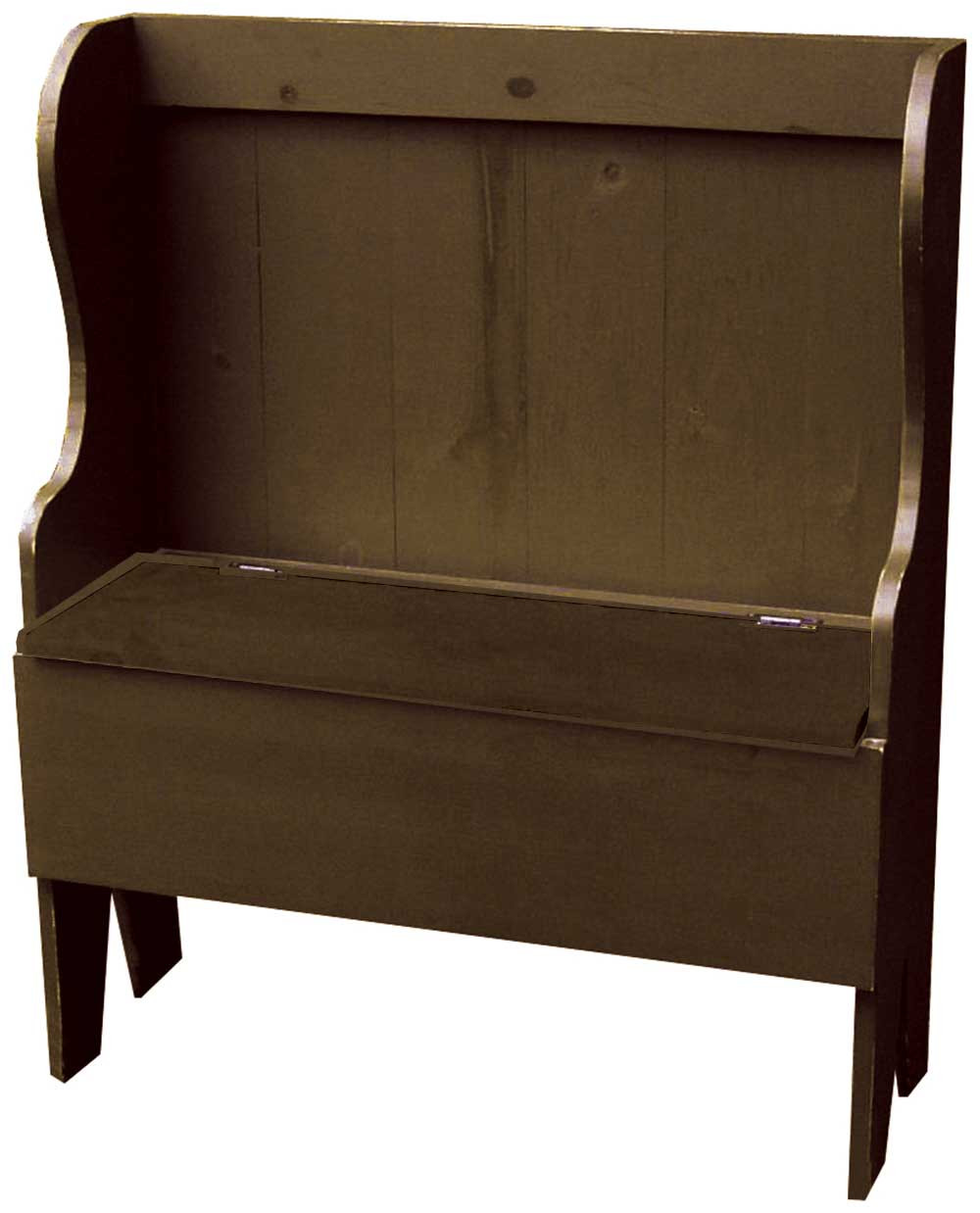 Deacon Bench | Wooden Storage Bench | Sawdust City LLC