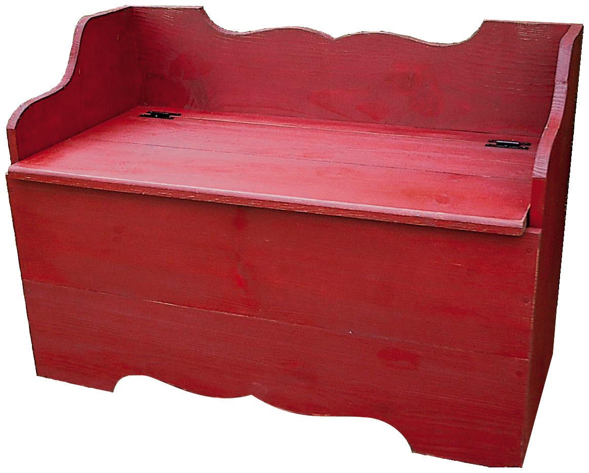 Toy Bench Large Size | Wooden Storage Bench | Sawdust City LLC