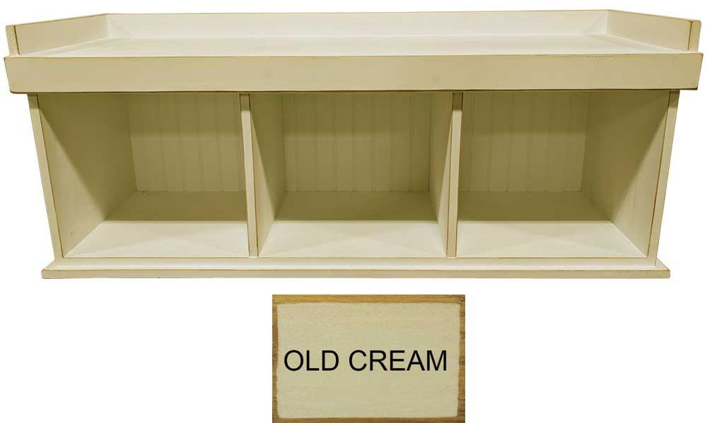 Cubby Bench 50" long | Wooden Storage Bench | Sawdust City LLC