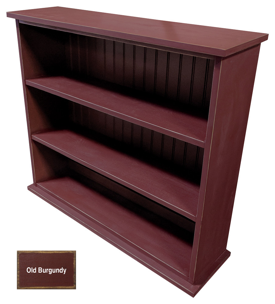 Small Hallway Bookcase |Wooden 3-Shelf Hall Bookcase | Sawdust City LLC