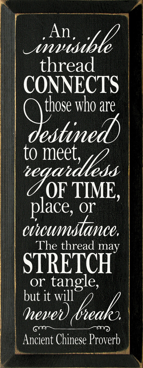 An invisible thread connects those who are destined to meet ...