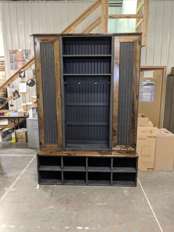 CUSTOM - Wide Locker Unit & Cabinets | Custom Wide Wood Lockers ...