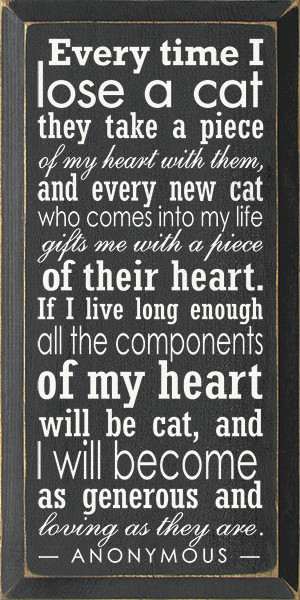 Cat Signs | Wooden Signs | Sawdust City LLC