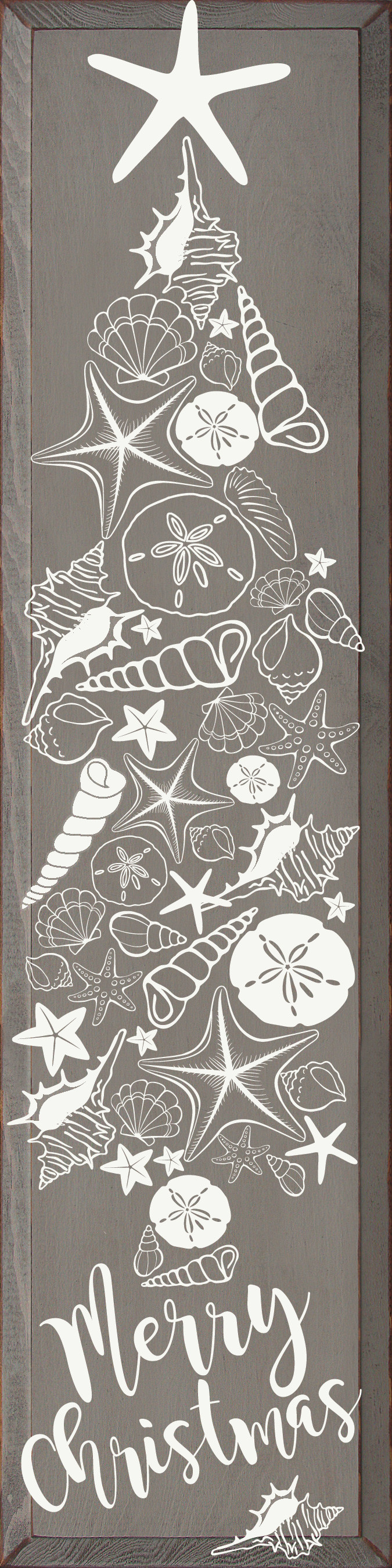 Sea Shells |Beach Wood Sign| Sawdust City Wood Signs