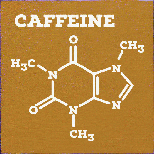Caffeine | Coffee Wood Signs | Sawdust City Wood Signs