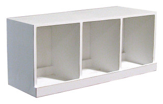 3' Wooden Cubby with three cubbies | Sawdust City LLC