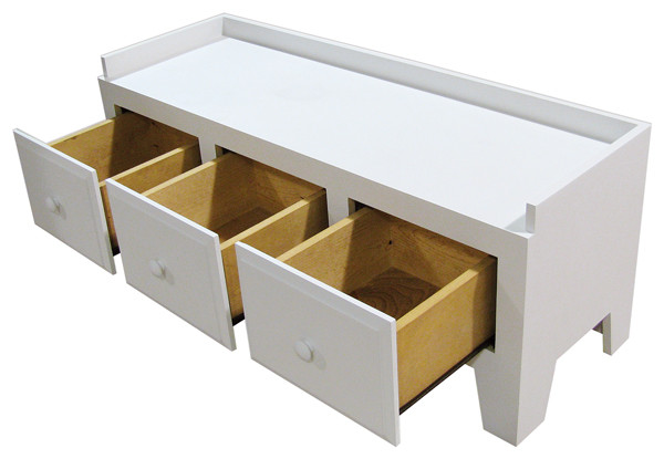 Bench with Drawers 50" long