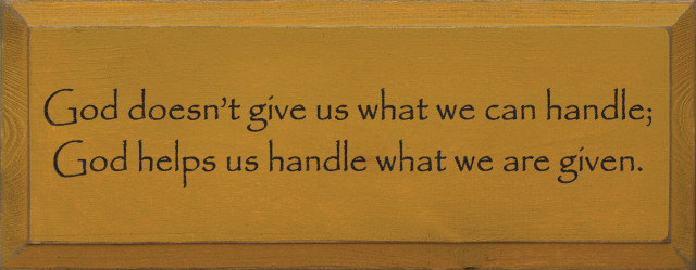 God helps... | Christian Wood Sign | Sawdust City Wood Signs