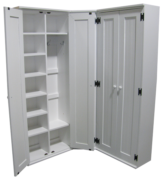 CUSTOM - Corner Lockers with Doors | Custom Pine Lockers | Sawdust City ...