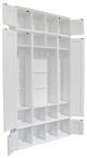 CUSTOM - Lockers with Skinny Shoe Storage - Sawdust City LLC