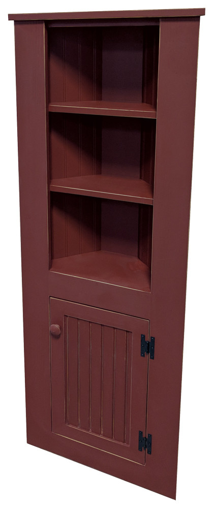 Corner Kitchen Cabinet -Hutch | Pine Kitchen Hutch | Sawdust City Pine ...
