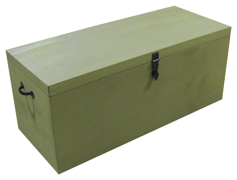 Medium Sized Storage Trunk | Solid Wood Storage Trunk | Sawdust City LLC