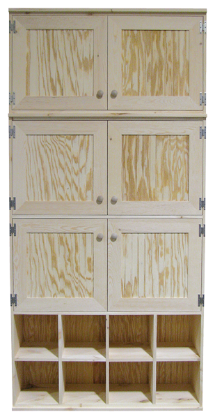 CUSTOM - Storage Units with Many Cubbies - Sawdust City LLC