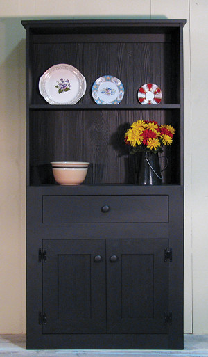 CUSTOM - Display Hutch with Drawers | Custom Pine Display Hutch ...