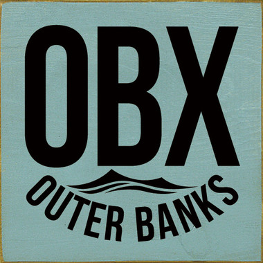 Wood Sign - OBX - Outer Banks