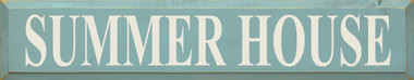 Summer House |Summertime Wood Sign| Sawdust City Wood Signs