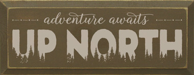 Up North (tree silhouettes) | Sawdust City Wood Signs