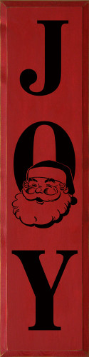 Joy (santa) Christmas Wood Signs | Sawdust City Wood Signs