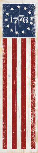 Hanging Porch Flag 1776 (Vertical)|Patriotic Wood Signs | Sawdust City ...