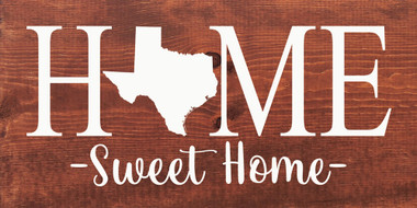 Home Sweet Home (Custom State) | Wooden State Signs | Sawdust City Wood ...