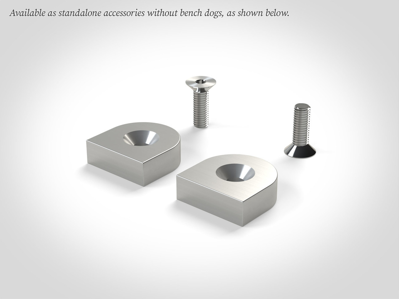 Flat Face Bench Dogs - Pair | TSO Products