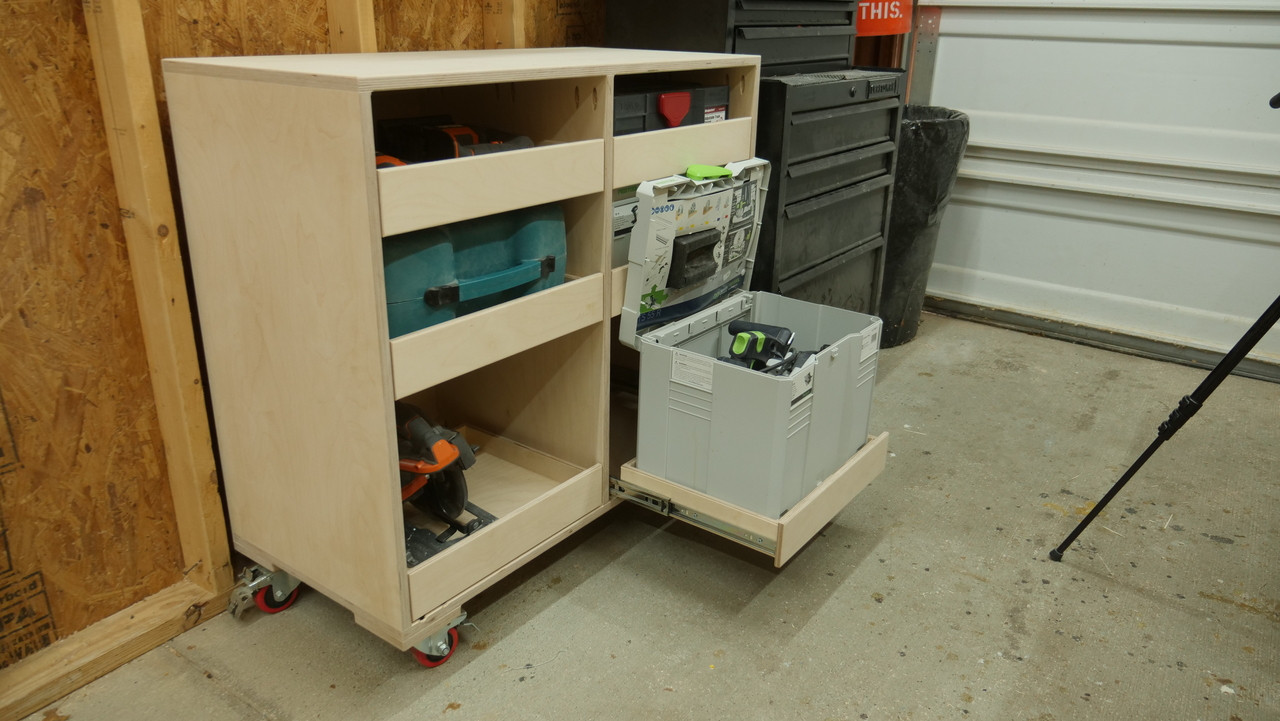 Mobile Tool Storage Cabinet - Plans | Made by Spencley Design Co.
