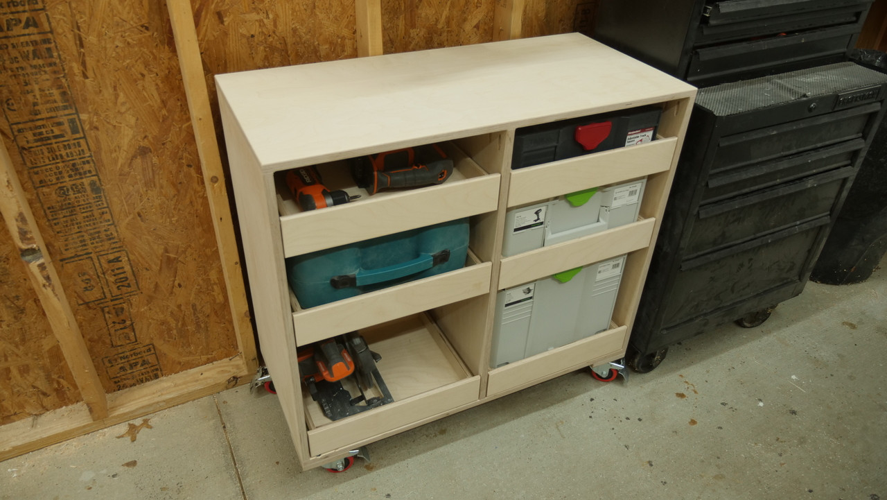 Mobile Tool Storage Cabinet - Plans | Made by Spencley Design Co.